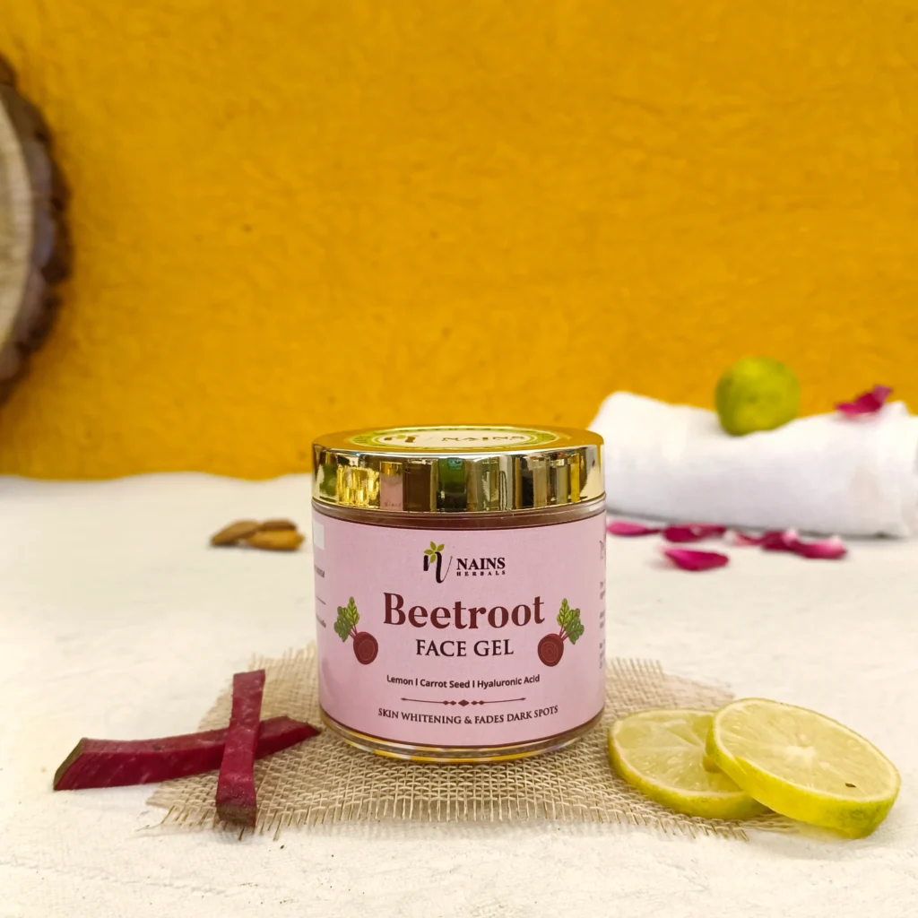 Nains Herbals Beetroot Face Gel for Natural Pink Glow & Deep Hydration ...